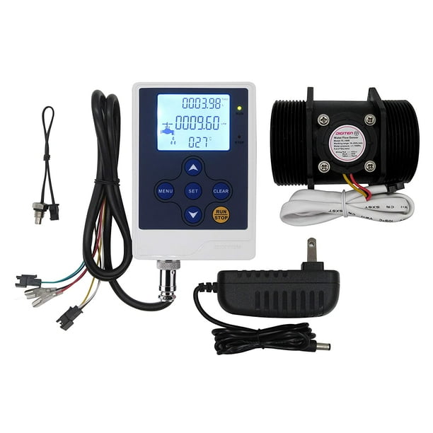 DIGITEN Water Flow Control Quantitative Controller+G2"Flow Sensor ...