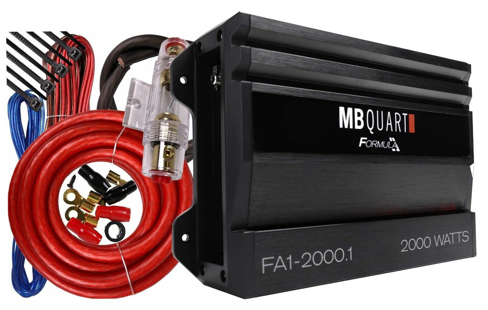 MB Quart FA1-2000.1 Formula 2000 Watt 1 Ohm Stable Mono Car Amplifier ...