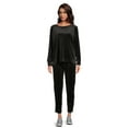 Time and Tru Women's Velour Top and Pants Set, 2-Piece, Sizes S-XXXL - Walmart.com
