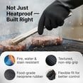 BBQ Gloves - Waterproof and Extreme Heat Resistant up to 932°F - Food ...