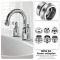 6 Pcs Faucet Adapter Sink for Washing Machine Kit Hose Attachment to ...