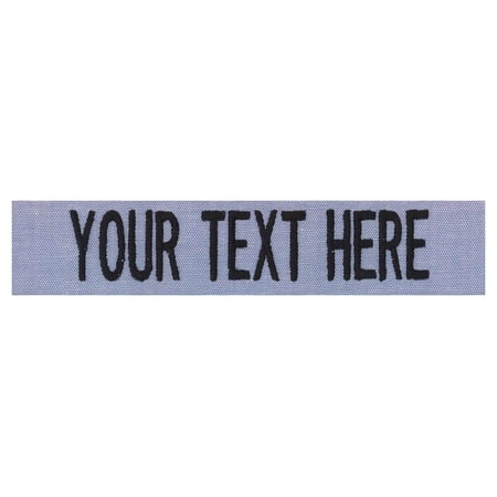 custom Uniform Name Tape 24 Hour Ship, chambrell, 6 Inch Text and Logo ...