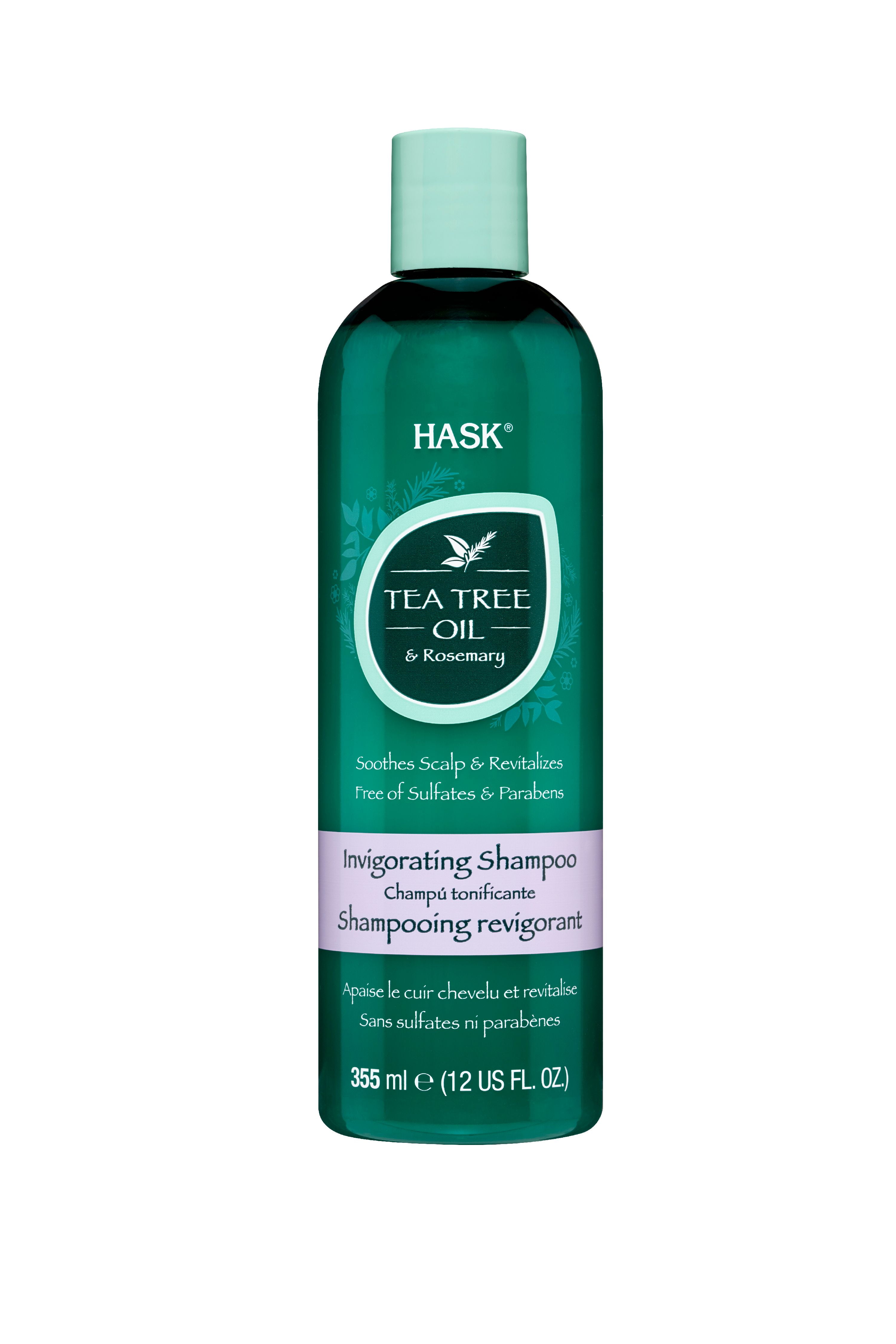 HASK Tea Tree & Rosemary Oil Invigorating Shampoo, 12FO - Walmart.com ...