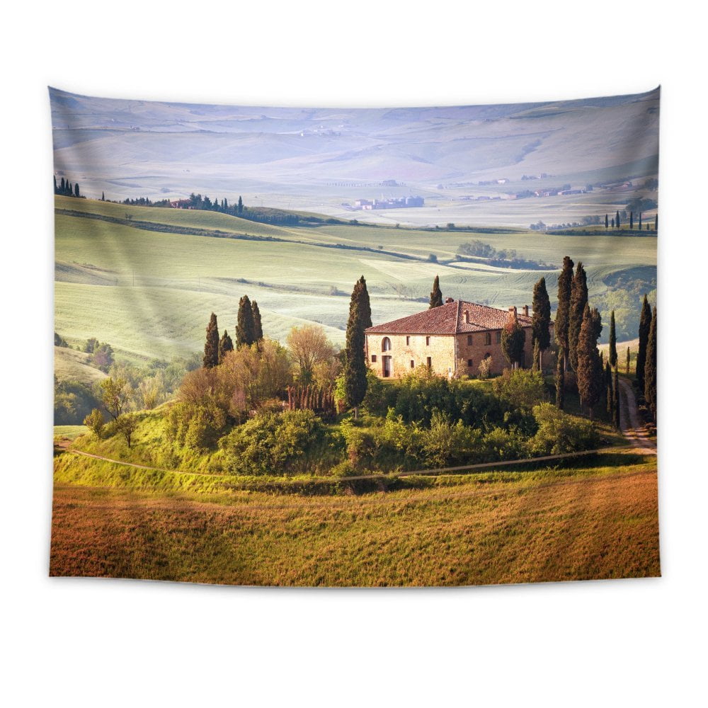 POPCreation Italy Tuscany Summer Countryside Landscape Nature Trees Sky ...