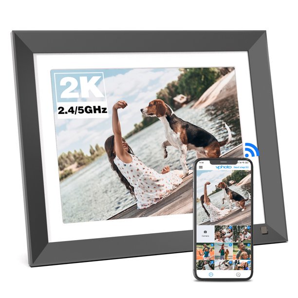 BSIMB 11 inch 2K Digital Photo Frame Wifi, 2176x1600 Ultra-Clear IPS ...