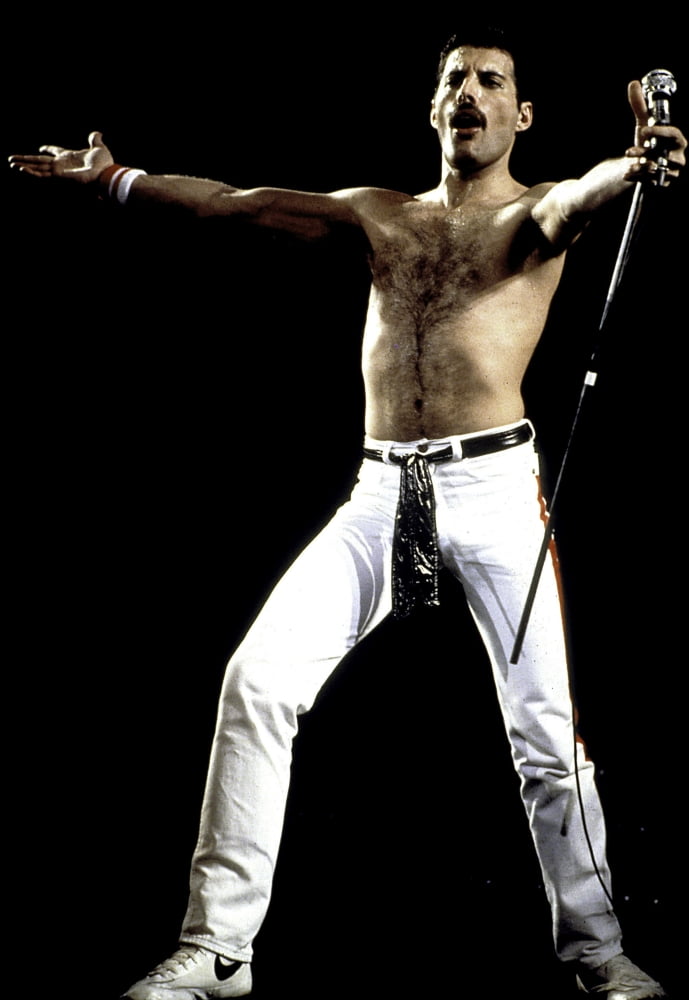 Freddie Mercury Performing On Stage With Queen Photo Print 24 X 30