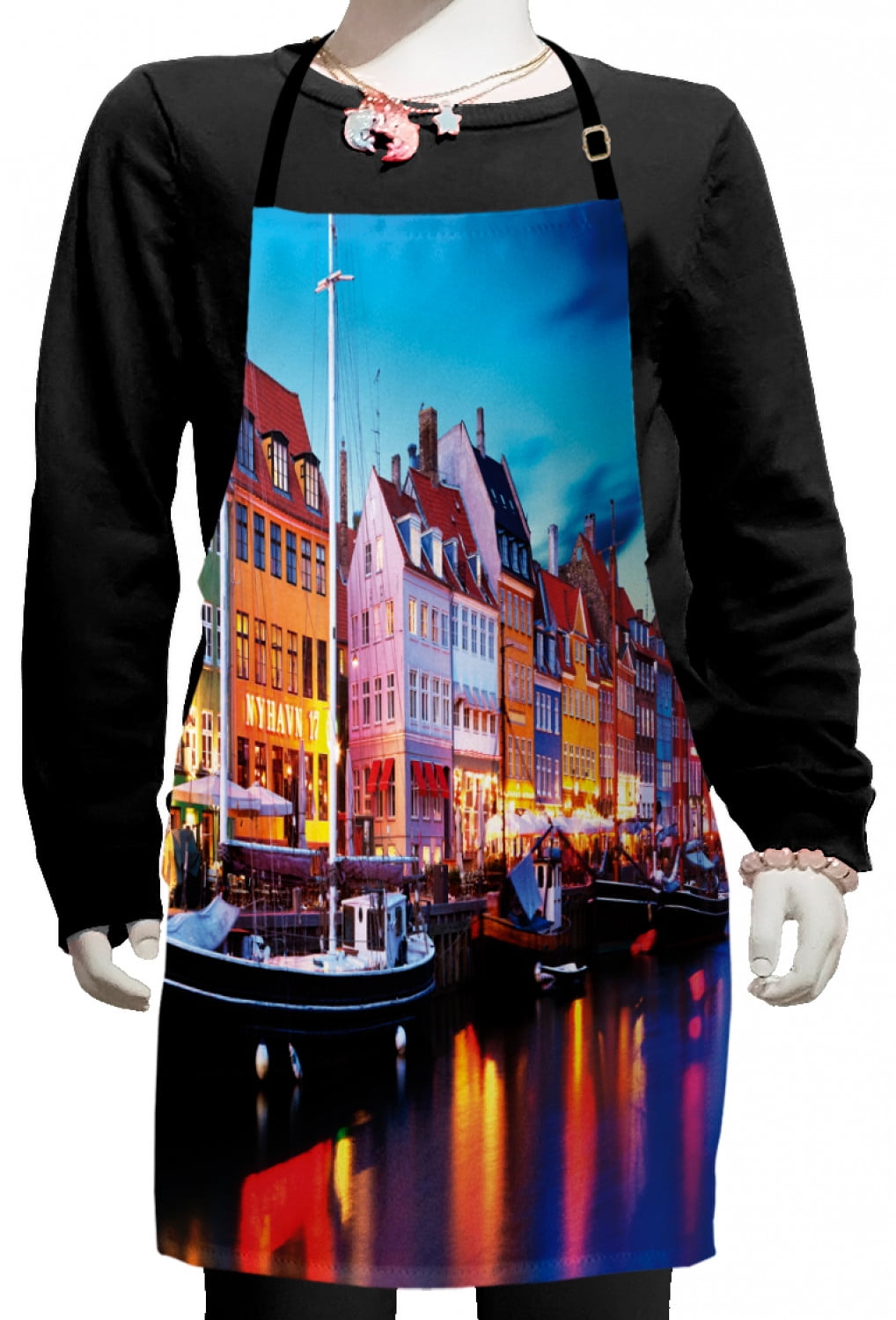 Colorful Kids Apron, Old Nyhavn Pier and Traditional Buildings at City ...