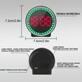 HD Car HUD Head Up Display Speedometer with Dual USB Car Charger ...