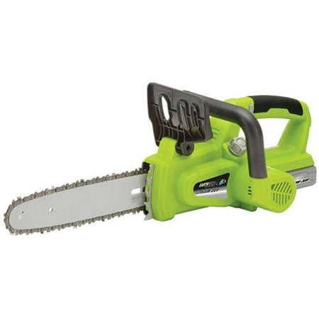 Earthwise LCS32010 10" 20-Volt Lithium Ion Cordless Electric Chain Saw ...