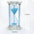 60 Minutes Hourglass ,Heart Shaped Crystal Sand Timer with Gift Box ...