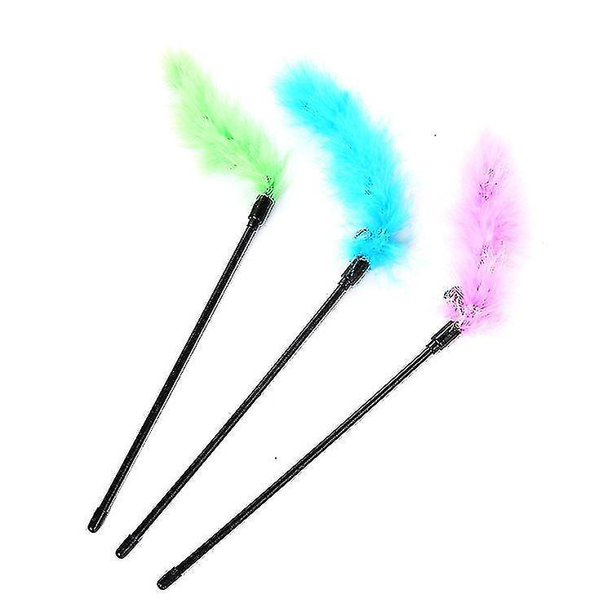 Hmwy-turkey Feather Bell Funny Cat Stick(green) - Walmart.ca