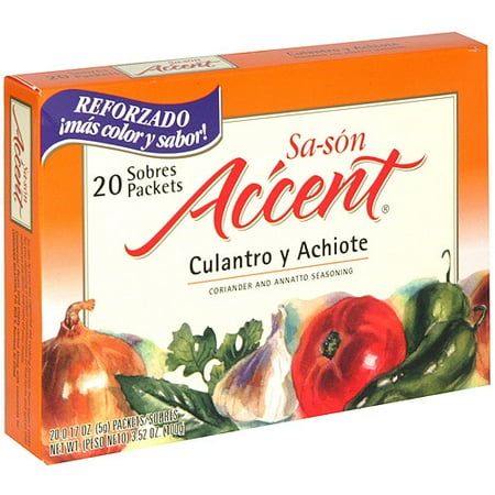 Accent Sason Culantro Y Achiote, 3.52 oz (Pack of 18) - Walmart.com