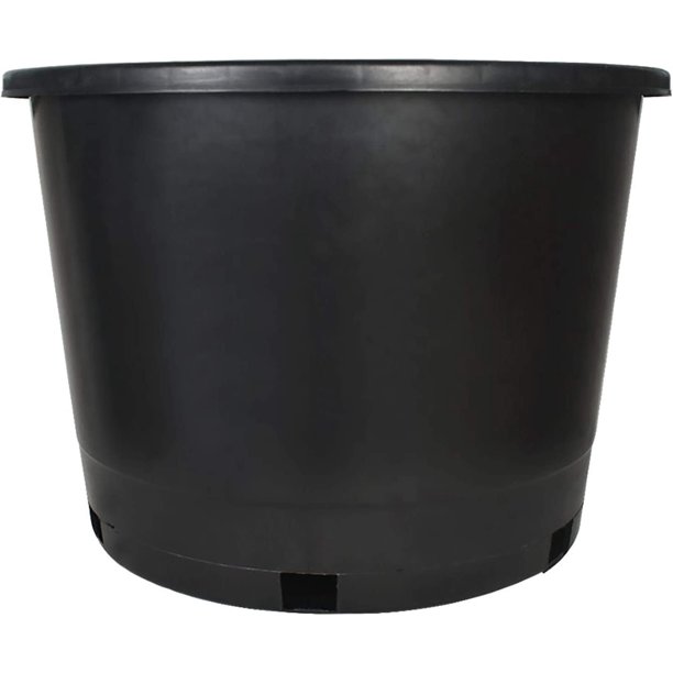 Waltyotur 5-Pack 25 Gallon Premium Black Nursery Pot Plant Container ...