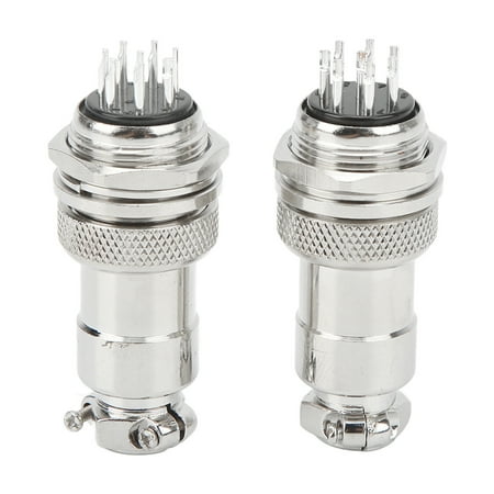 Aviation Plug Socket Cable Connector, 8 Pin Aviation Plug Socket AC DC ...