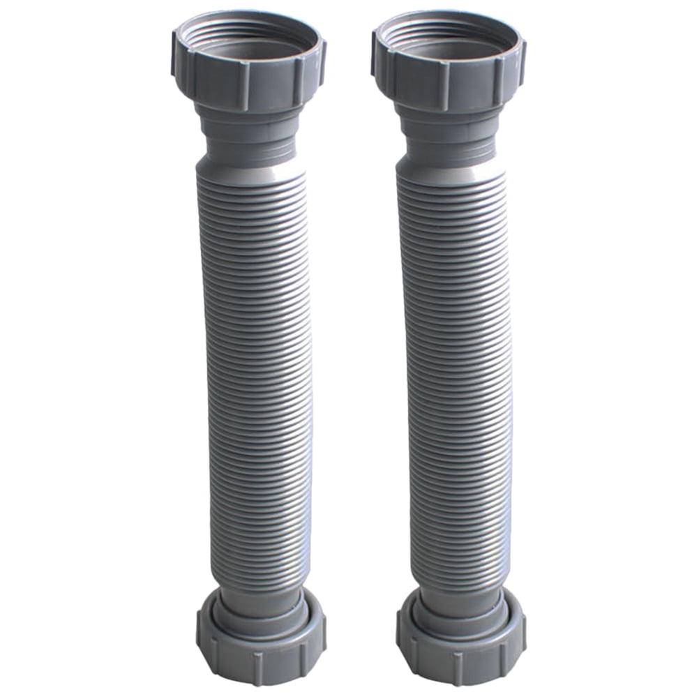 Flexible Drain Pipe 2pcs Drainage Pipe Expandable Flexible Hose Sink ...
