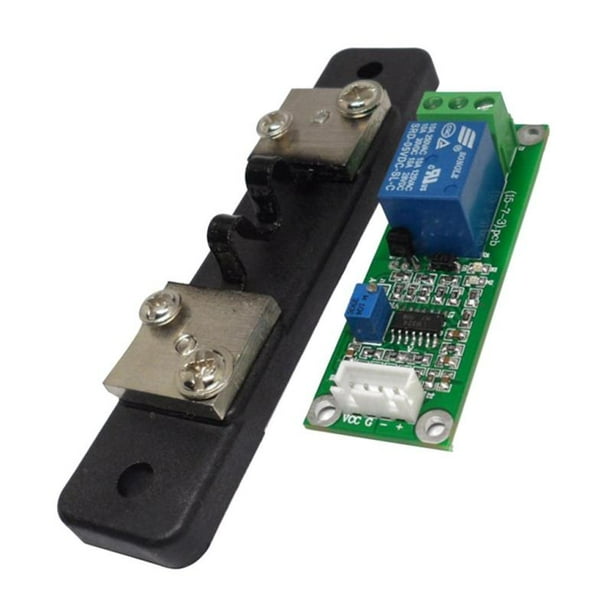 DC20A 5V Current Shunt Sensor - DC Current Detection Sensor Module - Relay Output - Over-Current ...