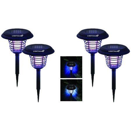 Solar Powered Light, Mosquito and Insect Bug Zapper Killer-LED/UV ...