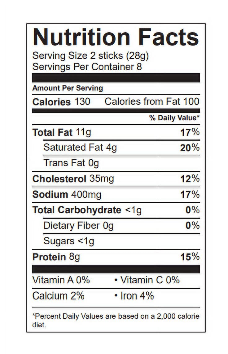 Yellowstone Angus Beef Stick, 8oz - Walmart.com