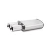 Vibrant Performance 1145 STREETPOWER Flat Black Oval Muffler - Walmart.com