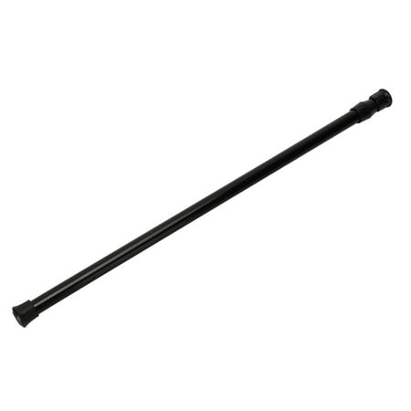 Curtain Pole, Adjustable Black Non-Slip Curtain Rail, For Blackout ...