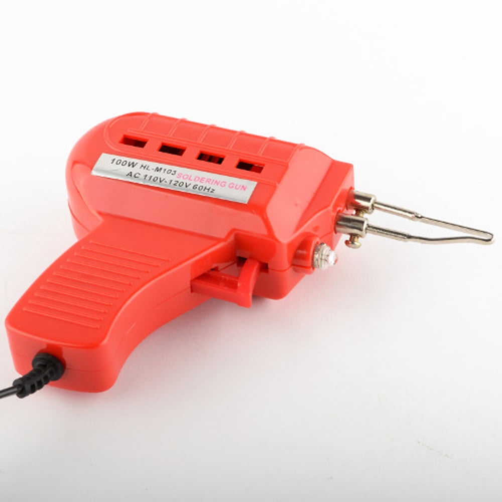 100-Watt Automotive Soldering Gun Kit Iron Solder Car - Walmart.com