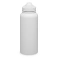 Gaiam 32oz Stainless Steel Water Bottle, White - Walmart.com
