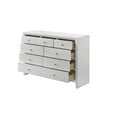 Generic 9-Drawer Dresser White Finish Modern Bedroom Storage Cabinet ...