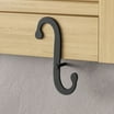 Shutter Dogs 6.25" Black S Shaped Wrought Iron Shutter Dogs w/Screws ...