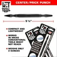 HIT Tool 1/8" Prick Punch and 3/16" Center Punch Combination Hammerless ...