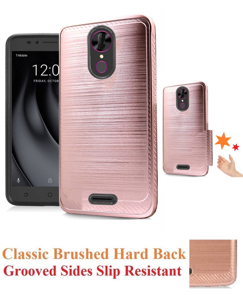 for 6" T-Mobile REVvL + PLUS coolpad Case Phone Case Grooved Sides Firm ...