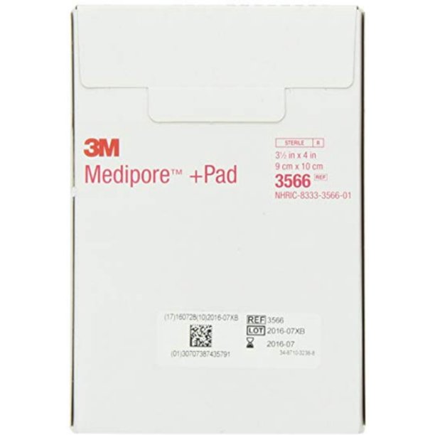 3M Medipore +Pad Soft Cloth Adhesive Wound Dressing, 2 25 Each ...