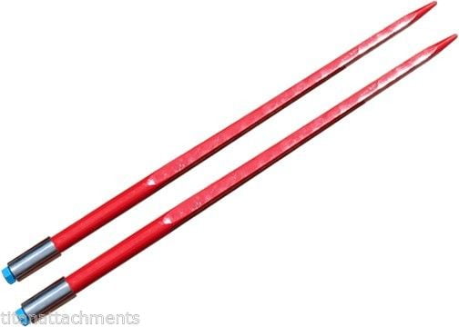 Titan Attachments Square Bale Spear 49 3000 Lb Load Pair