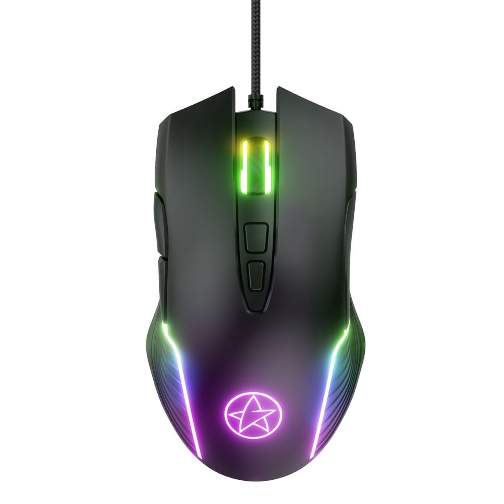 Ratón Gaming G901RGB con cable ergonómico programable Ratón USB 6.400 ...