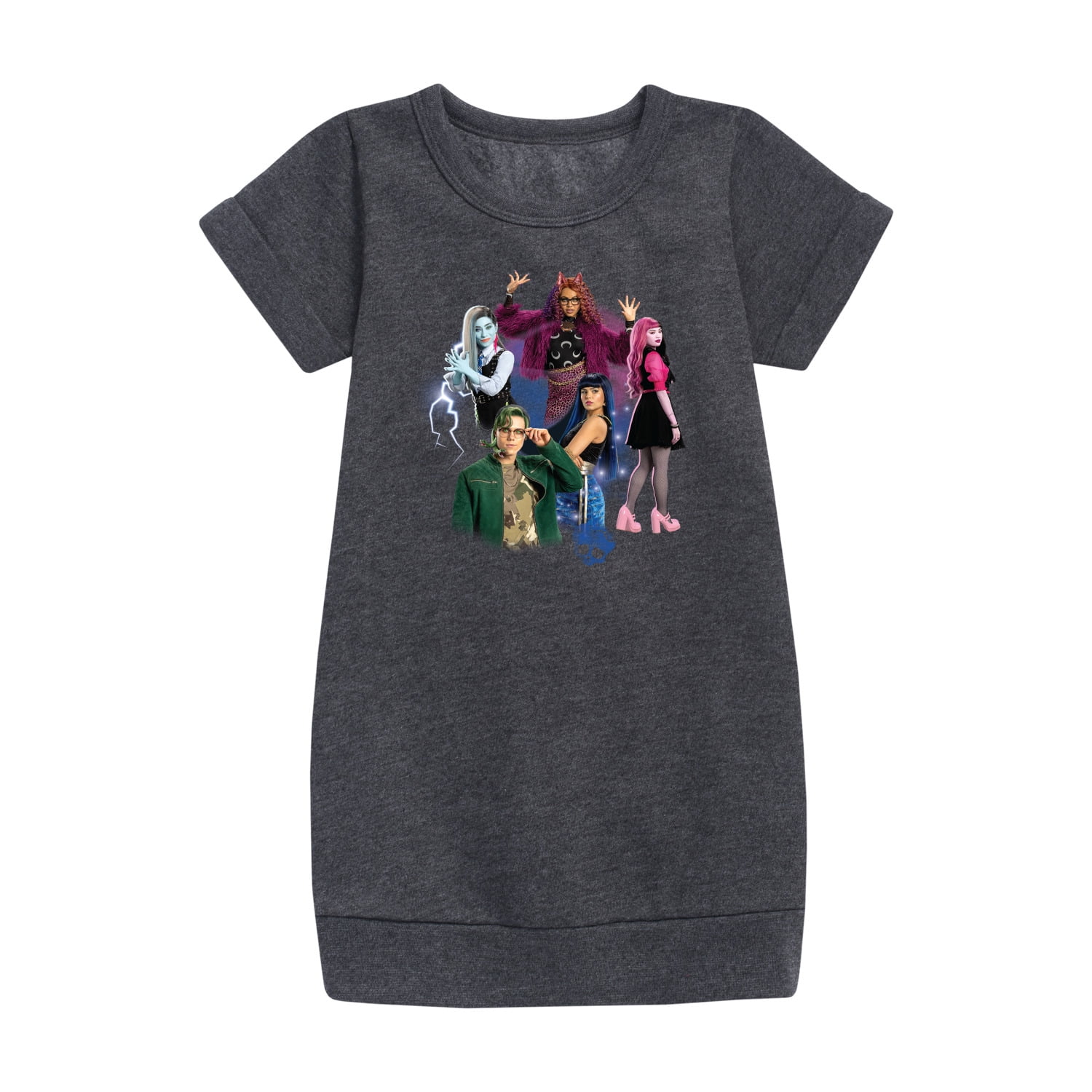 Monster High - Character Group - Toddler And Youth Girls Fleece Dress ...