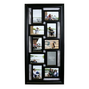 8 Pack: 9 Opening Black Dimensional 5" x 7" Collage Frame by Studio ...