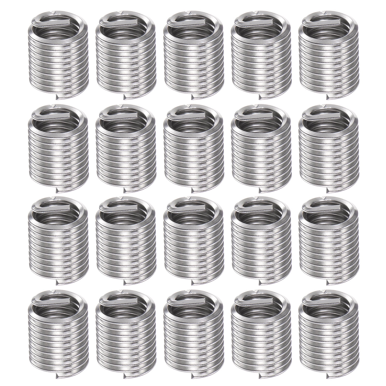 Uxcell 20 Pack 5/16 18 UNC 2D 15.8mm 304 Stainless Steel Helical Wire ...