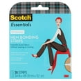 Scotch Essentials Permanent Hem Bonding Strips, Beige, 30 Strips/Pack ...