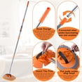 KALOMB-Wall Cleaner Mop with 68” Long Handle,15°Labor-Saving Elbow ...