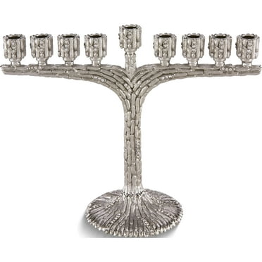 Zion Judaica Extra Large Chanukah Menorah, 21" Tall, for Shabbat ...