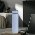 Light Blue Water Bottle Light Blue 500ml Insulated Stainless Steel Cup ...