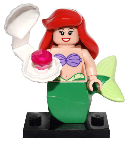 LEGO Collectible Disney Ariel Minifigure - Complete Set - Walmart.com ...