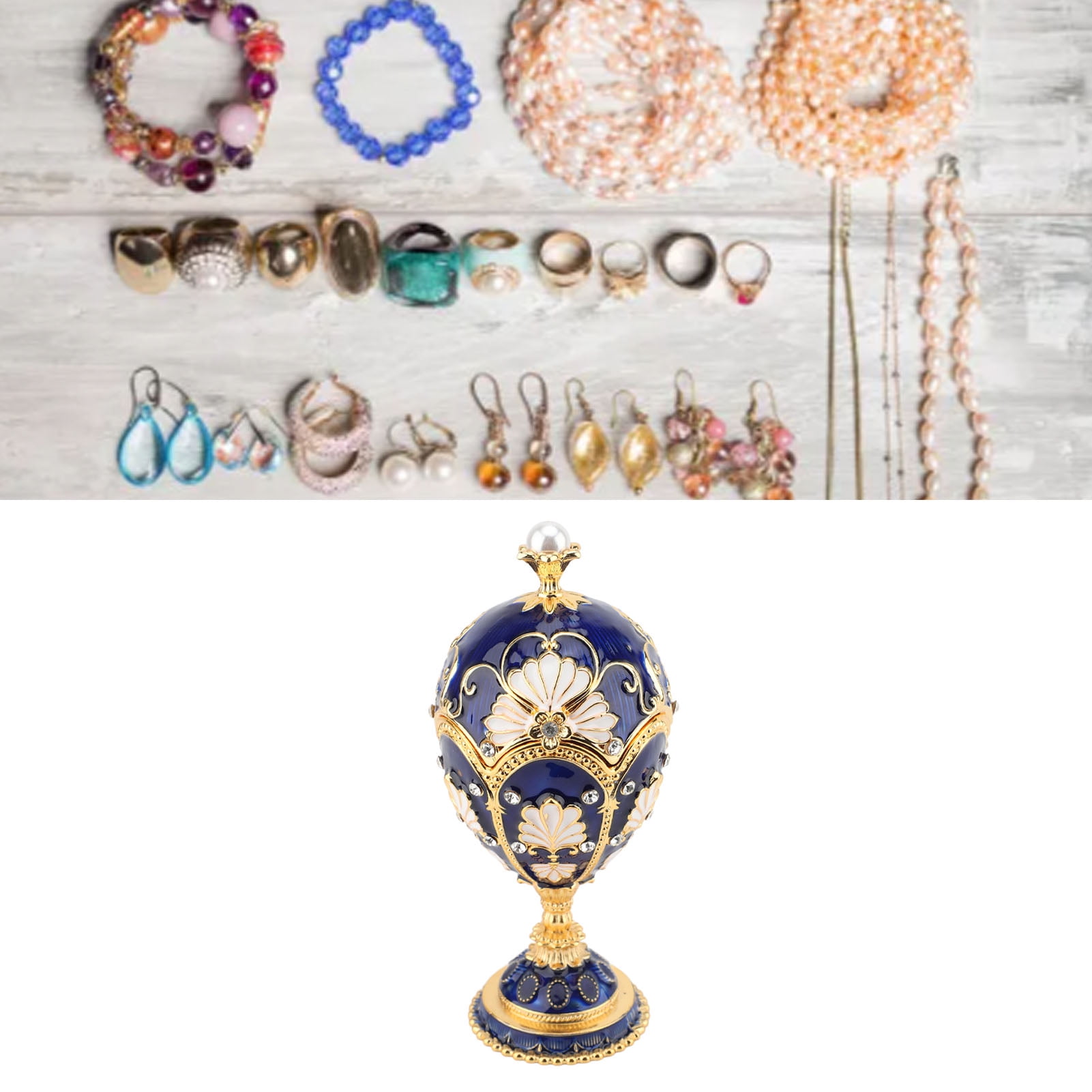 Click here for Lhcer Hand Painted Faberges Egg  Easter Egg Style... prices