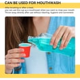 50 Pack 3oz Red Disposable Paper Cups, Small Mouthwash Cups, Ideal for ...