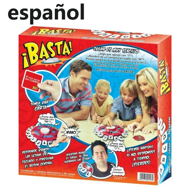 Nuevo juego de palabras en español, juego de mesa familiar de paquete ...