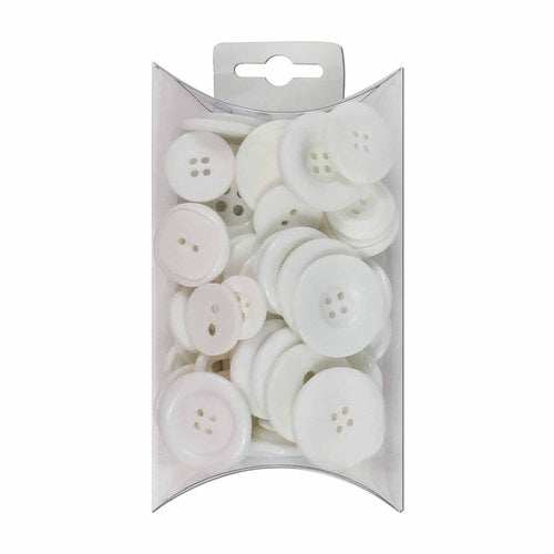 Favorite Findings Value Button Pack, White and Black Mix - Walmart.com