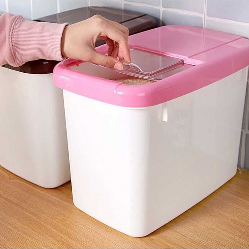 Cheers 10kg Rice Storage Box Grain Cereal Dispenser Kitchen Food ...