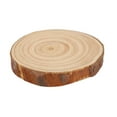 10PCS Natural Tree Round Wood Log Slice For Wedding Centerpiece Bark ...