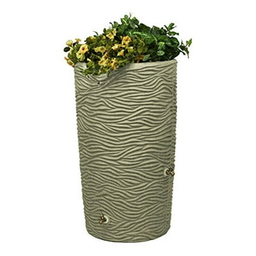 EarthMinded RainStation 50 gal. Rain Barrel with Diverter System ...