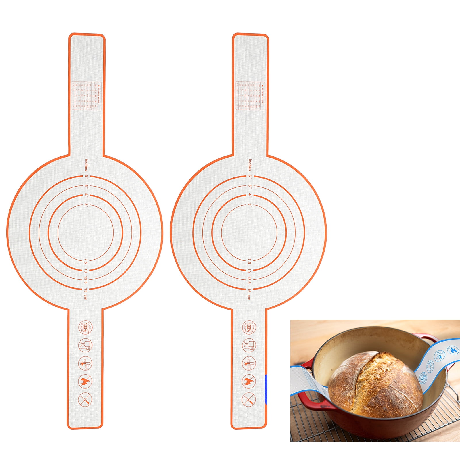 Click here for Uxcell 2pcs Silicone Bread Sling For Oven  Non-Sti... prices