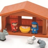 Fun Express Plastic Nativity Stable Toy Playset - 13 Pieces - Walmart.com
